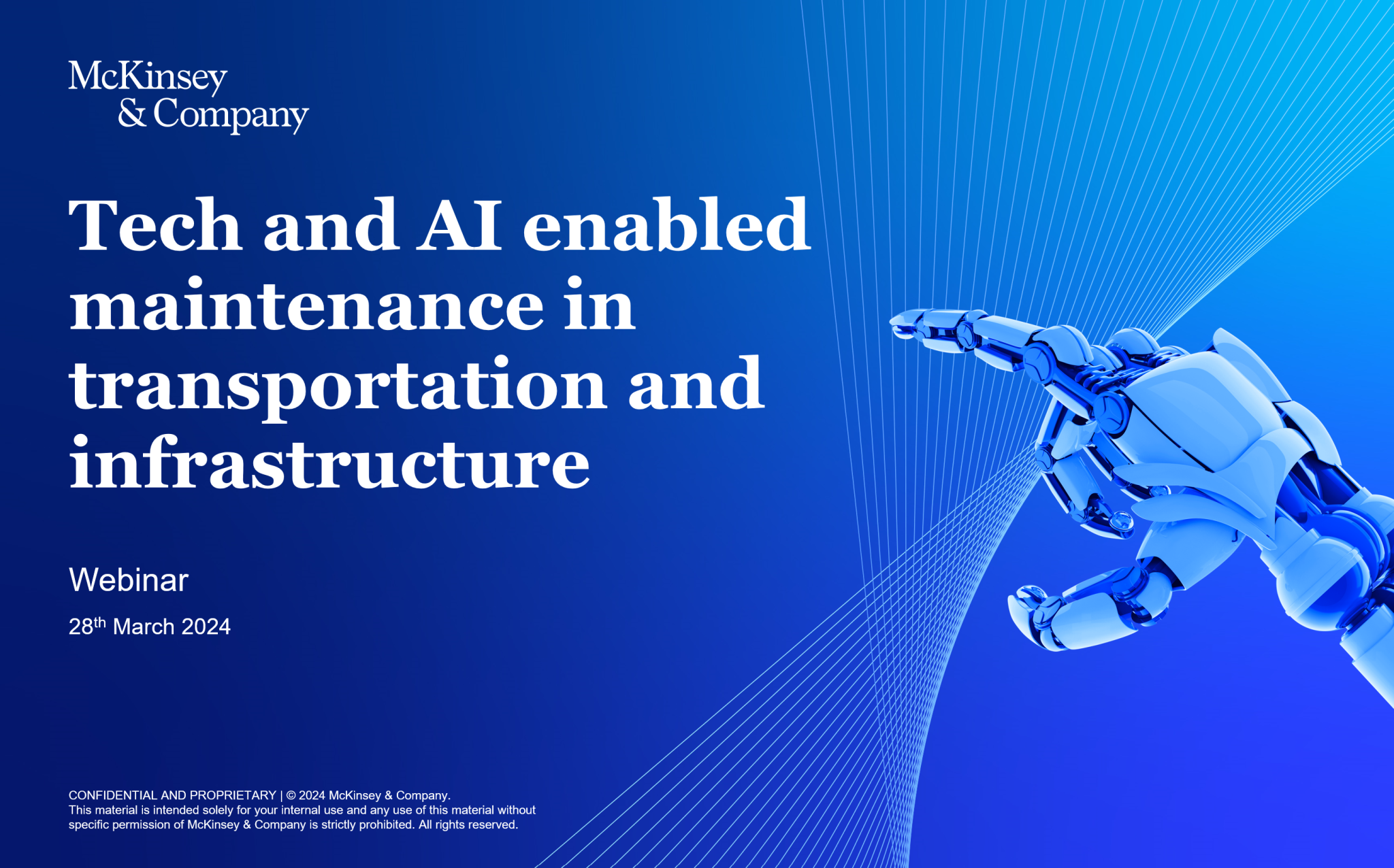 Tech and AI enabled maintenance for transportation and infrastructure ...